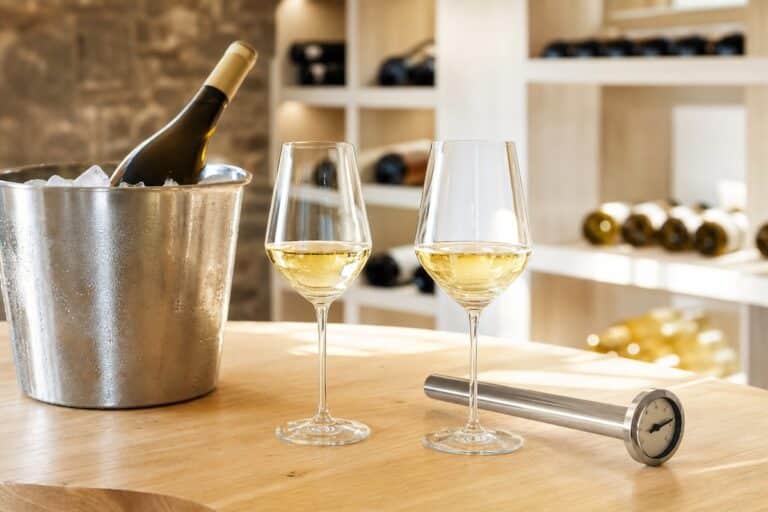 Température du vin blanc : le bon service